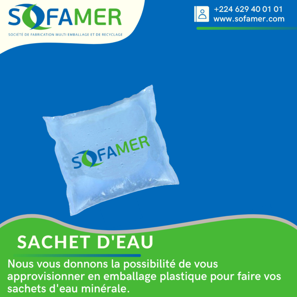 Sachet d'eau minérale - Sofamer